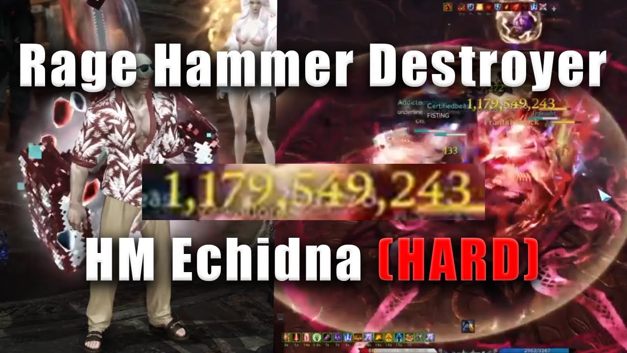 Rage Hammer Destroyer POV - Echidna HM Gates 1 & 2 - YouTube