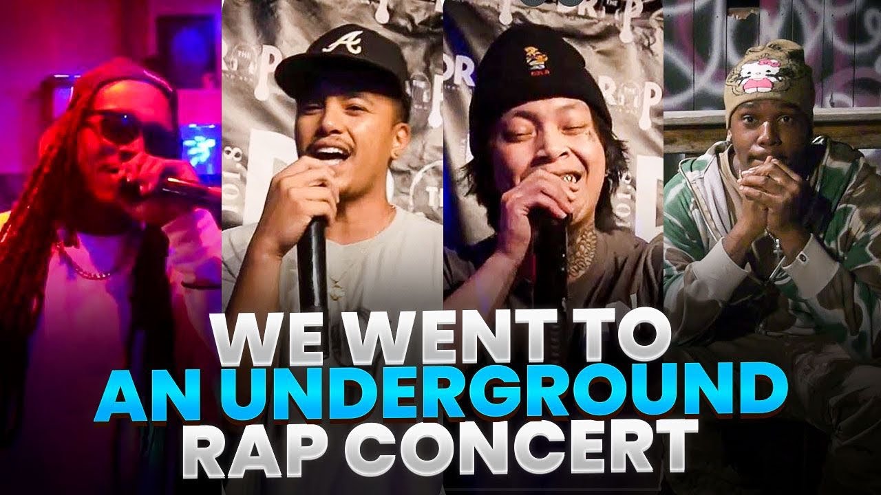 WE WENT TO AN UNDERGROUND RAP CONCERT!!!!! - YouTube