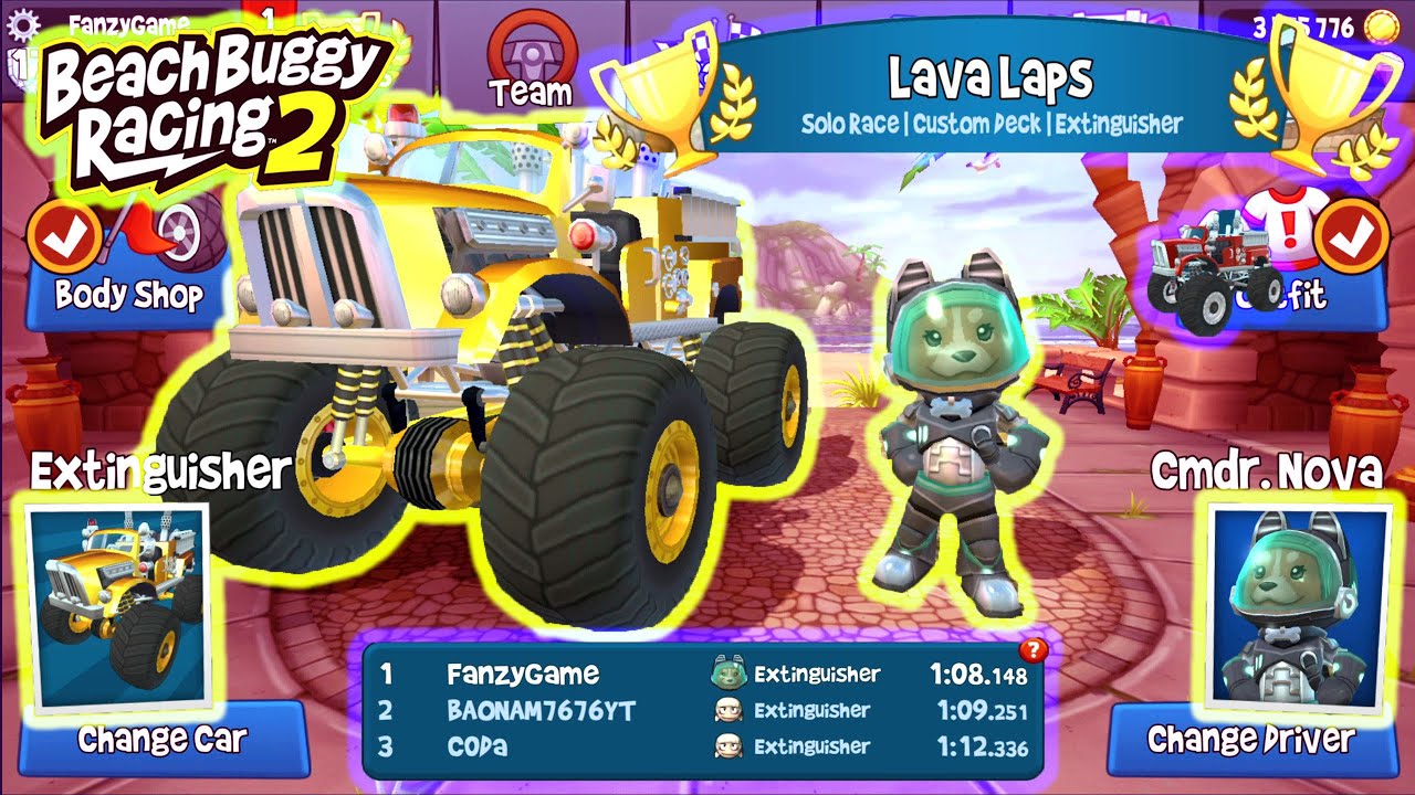Lava Laps Solo Race Custom Deck 1st ( Frist ) - Extinguisher +Cmdr ...