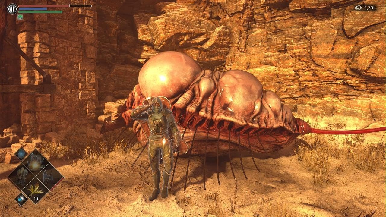 Demon's Souls Stonefang Tunnel Primeval Demon location - YouTube