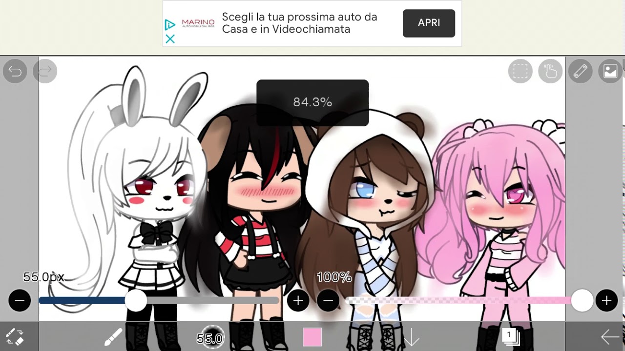 Come fare uno sfondo con Roby,pinky,jenny e Rachy - YouTube