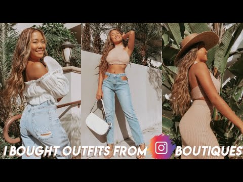 I Bought Outfits From Instagram Boutiques....so you don't have to - YouTube