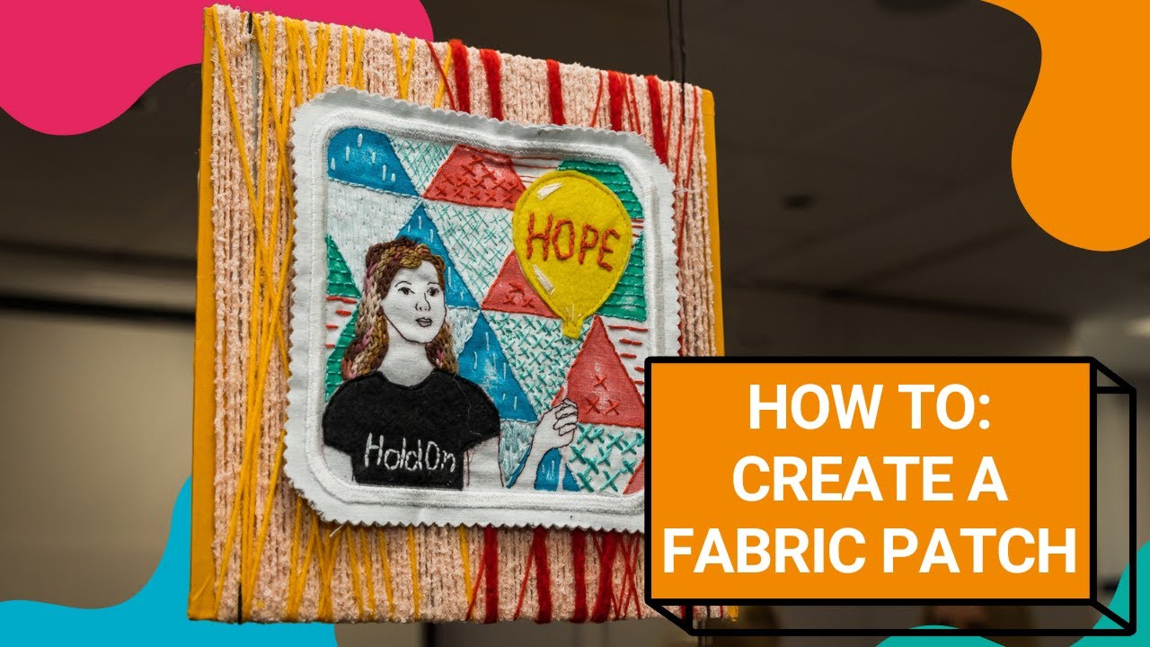 How to create a Fabric Patch | Threads That Connect Us with Karen Hall ...
