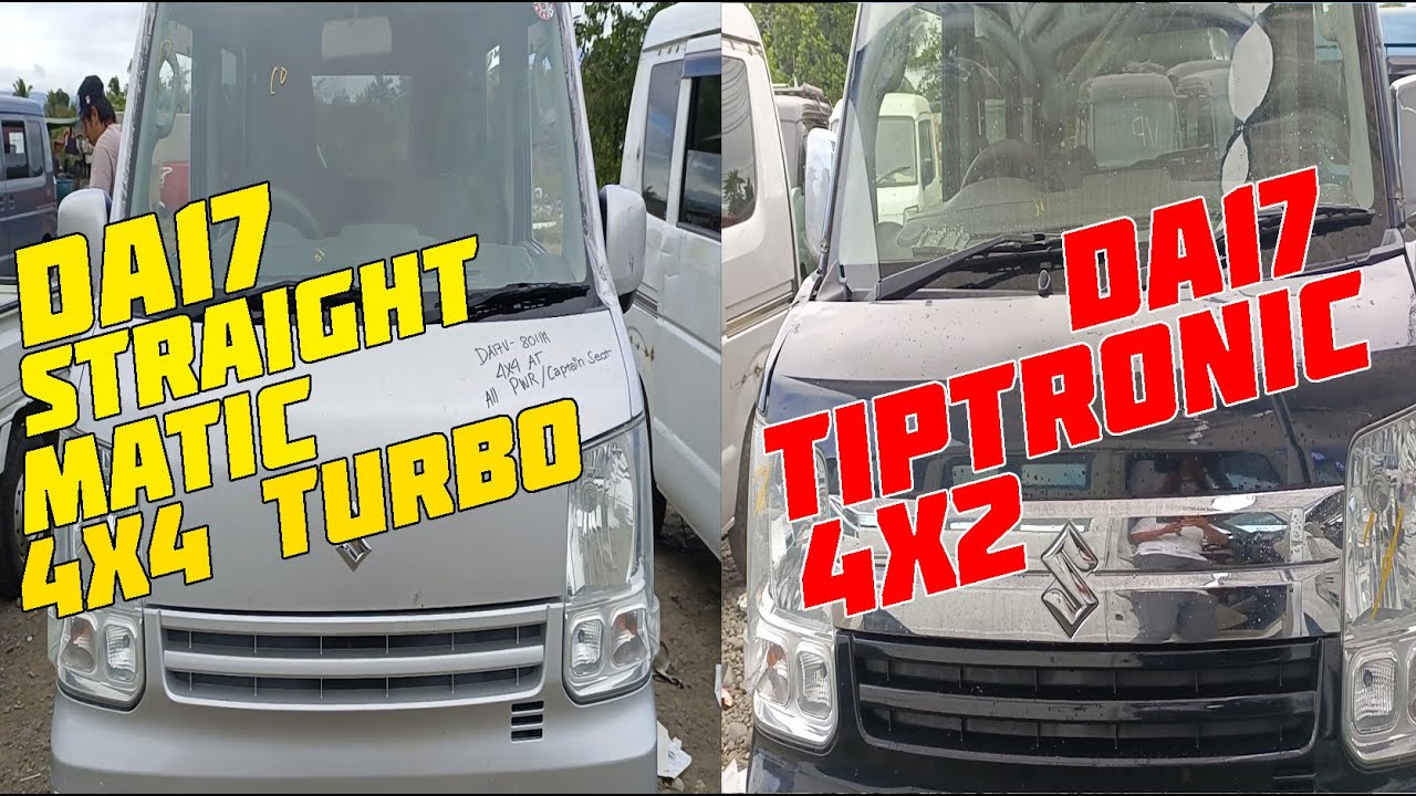 DA17 STRAIGHT MATIC 4X4 CAPTAIN SEAT ALL POWER TURBO AND DA17 TIPTRONIC ...