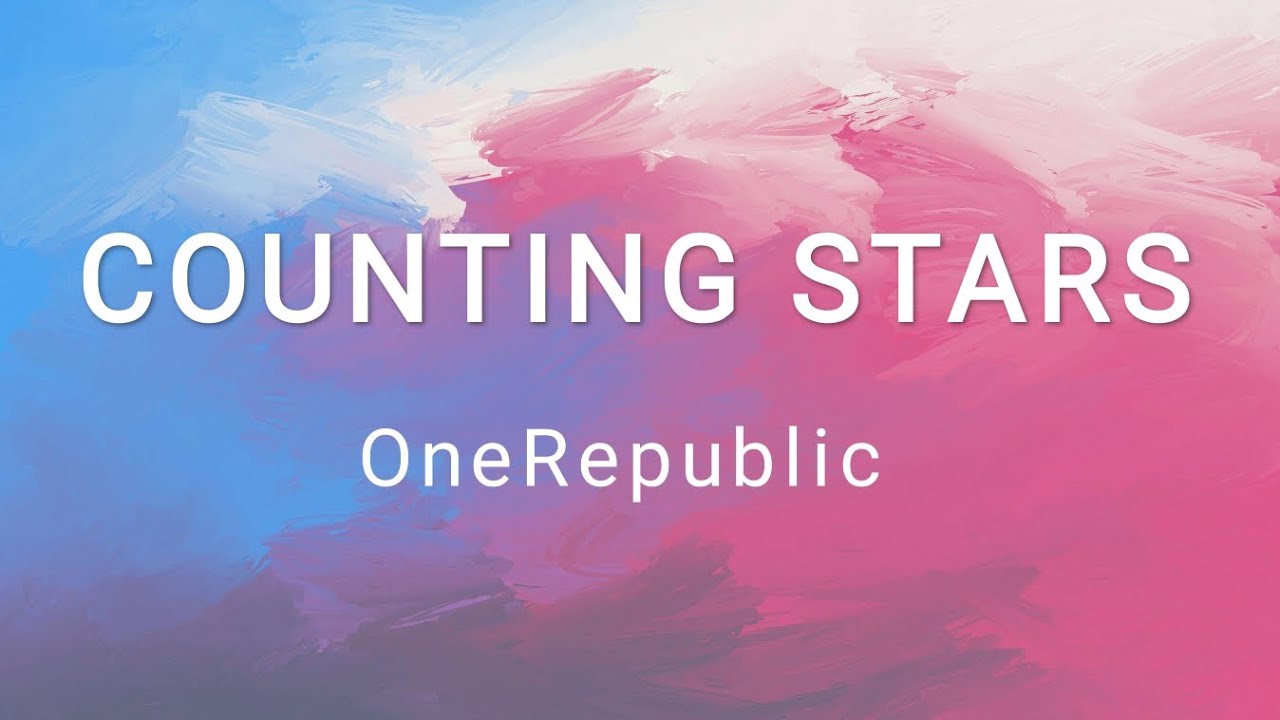Counting Stars - OneRepublic - YouTube