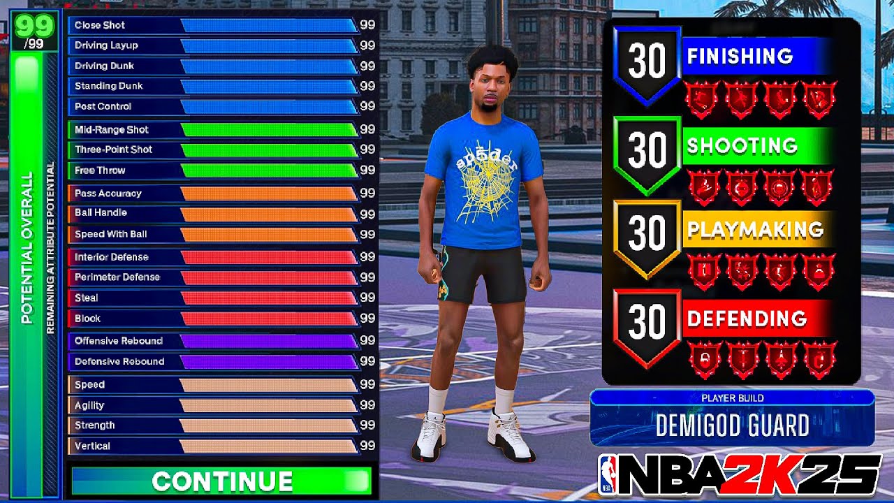 NBA 2K25 BEST ALL AROUND POINT GUARD BUILD "WATCH FULL VID !!" - YouTube