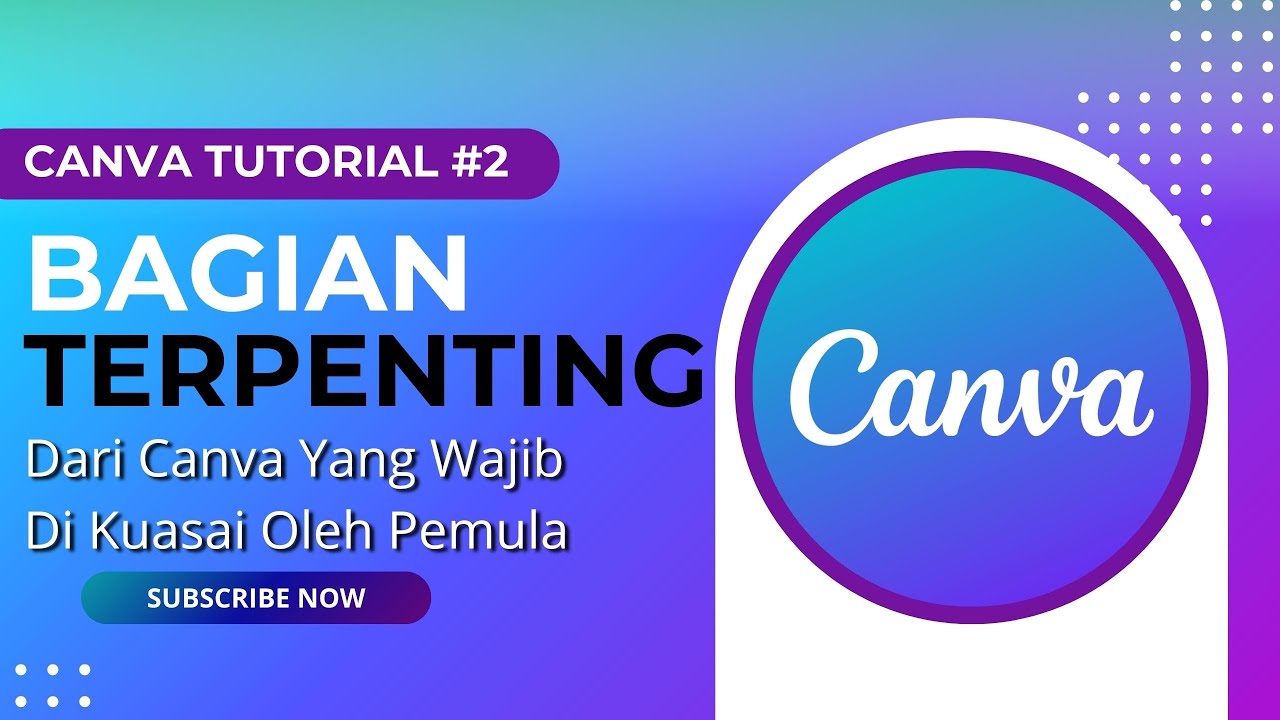 Tahap 2 || Bagian Terpenting Dari Canva Yang Wajib Di Kuasai || Canva ...