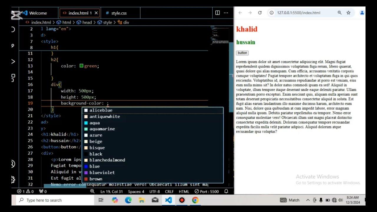 #coding for beginner programing. css tutorial - YouTube