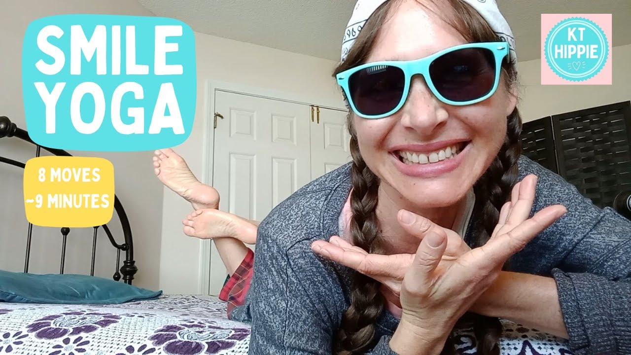 SMILE HAPPY YOGA (BED YOGA) - BEGINNER (~9 MIN/ 8 MOVES) - YouTube