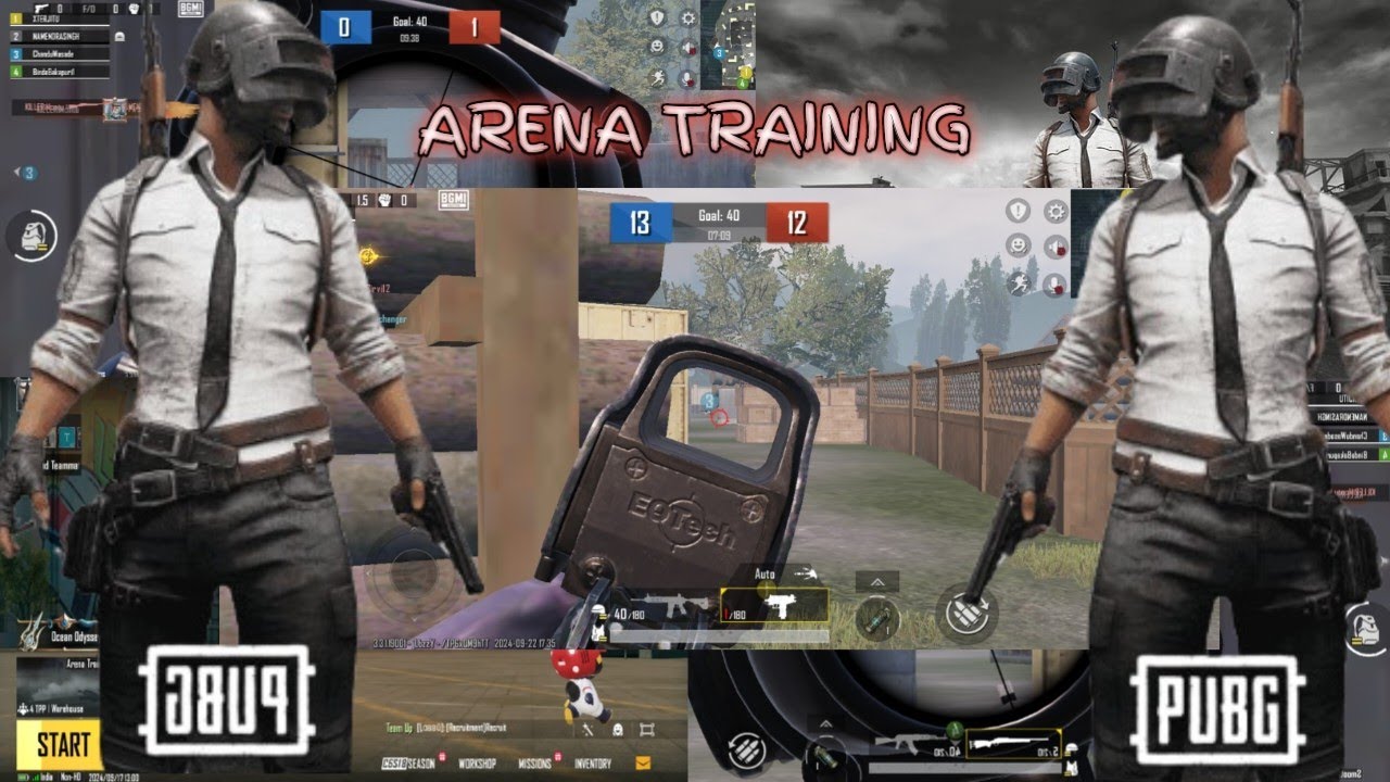 PUBG MOBILE GAMING ARENA TRAINING KILLS 7 ALL MY FRIENDS 🥰 - YouTube