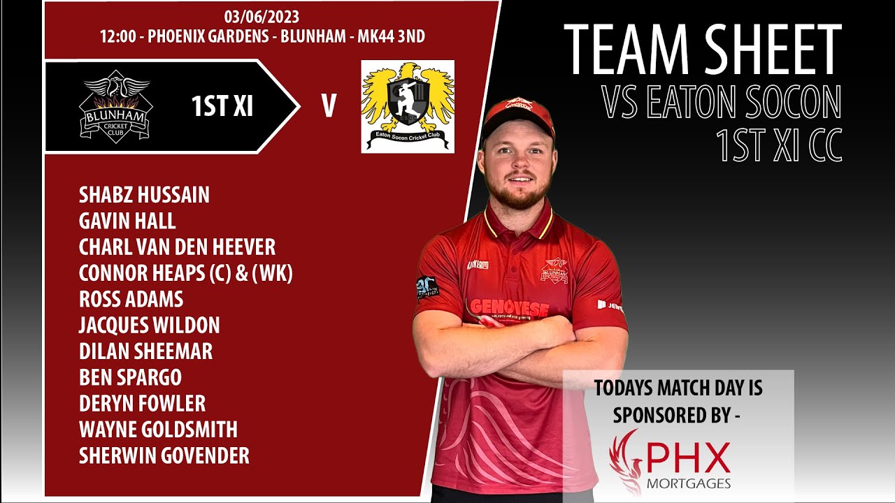 Blunham CC 1st XI v Eaton Socon CC 1st XI | 03/06/2023 | A Fiery Affair ...