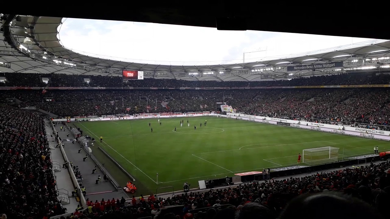 VfB vs KSC das 1:0 - YouTube