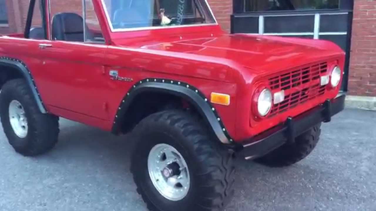 1973 Ford Bronco w/ New Ford Crate 306 Motor 340 HP - YouTube