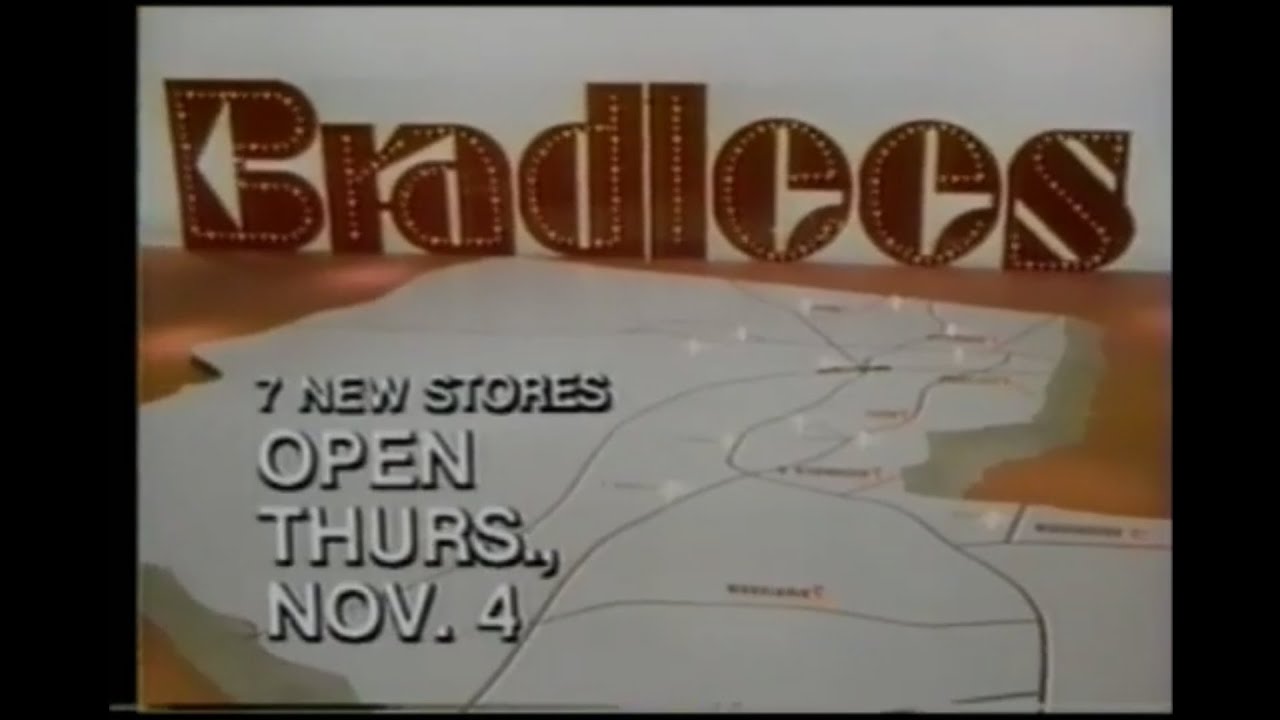 Bradlees Commercial Grand Opening of 7 stores in New Jersey (1982 ...
