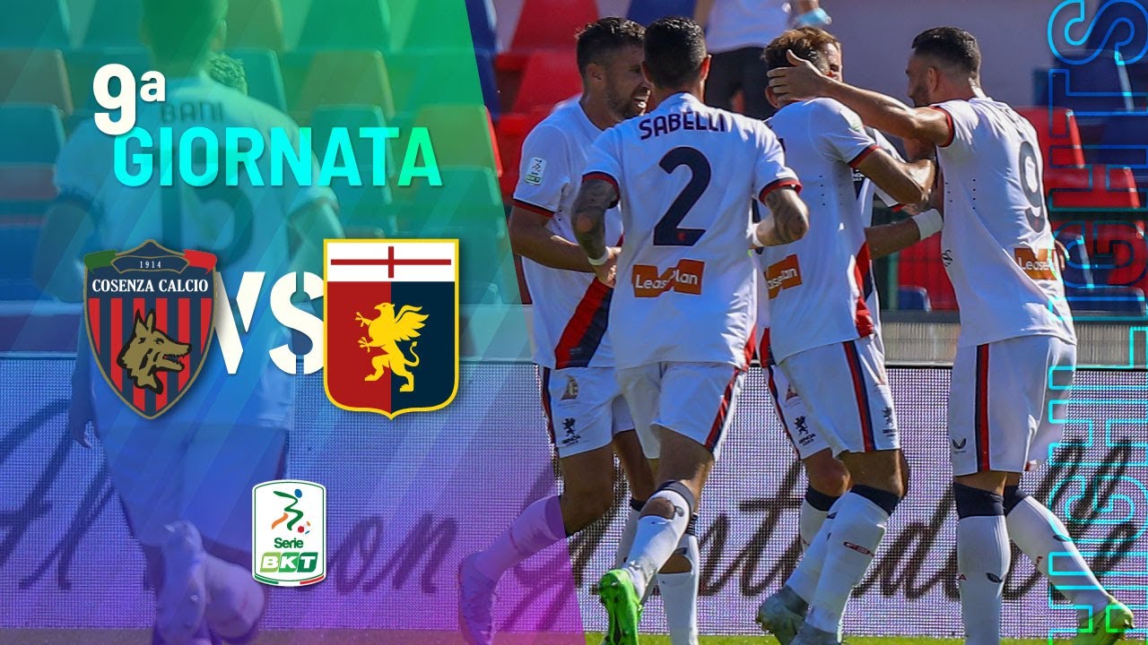 HIGHLIGHTS | Cosenza vs Genoa (1-2) - SERIE BKT - YouTube