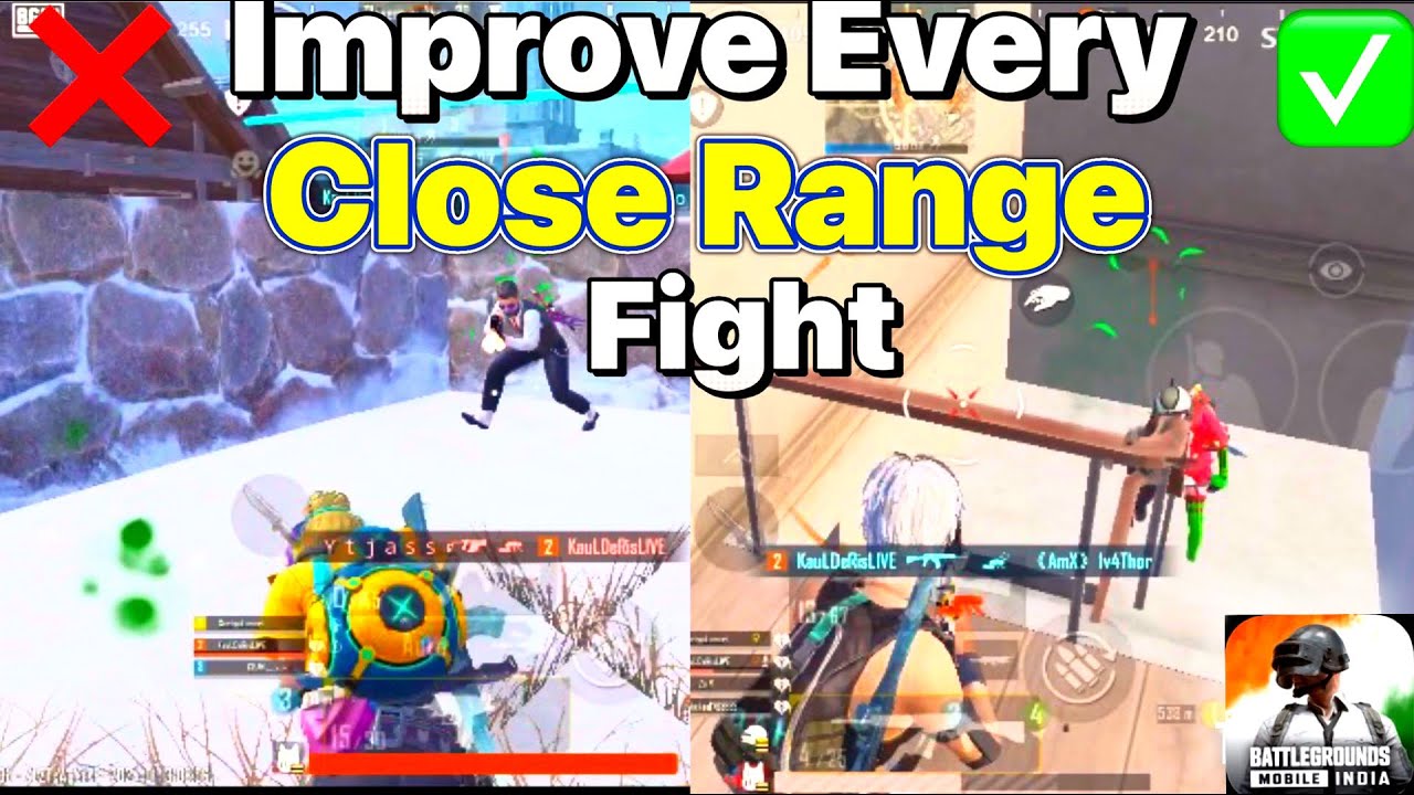 How to Improve Your CLOSE RANGE FIGHT In BGMI \ PUBGM | Close Range ...