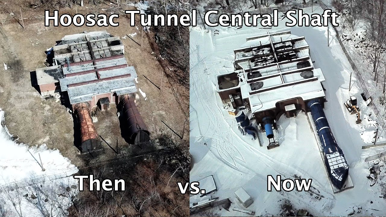 Hoosac Tunnel Central Shaft Updates - Then vs Now - YouTube