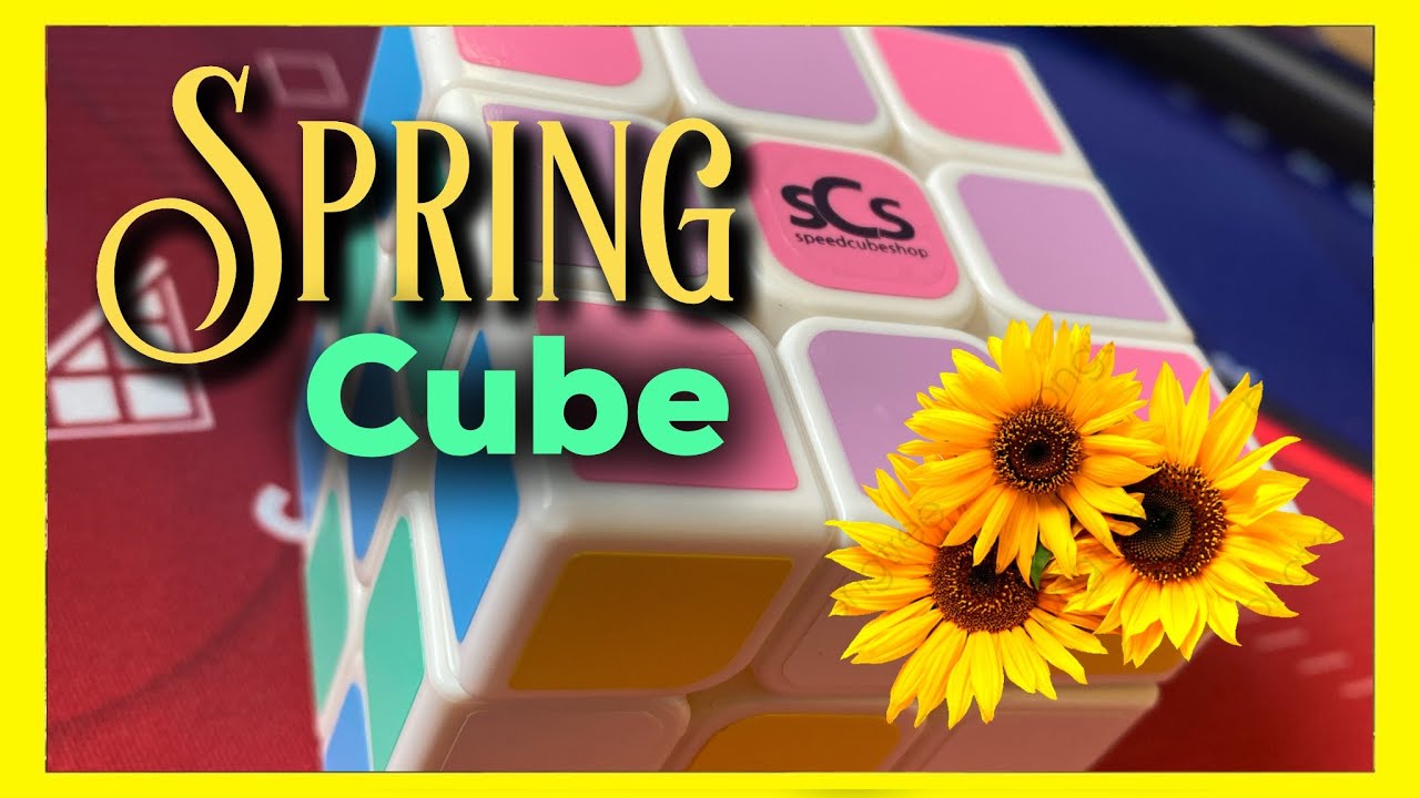 SpeedCubeShop Spring Cube - Stickering and Solves - YouTube