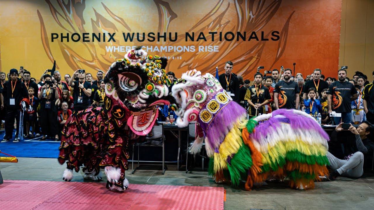 Lion Dance Opening Ceremony - Phoenix Wushu Nationals 2022 - YouTube