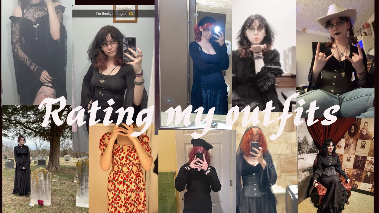 Rating My Recent Outfits - YouTube