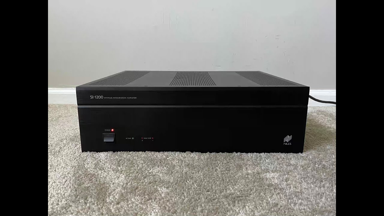 Niles Audio SI-1200 12 Channel Home Stereo Power Amplifier - YouTube