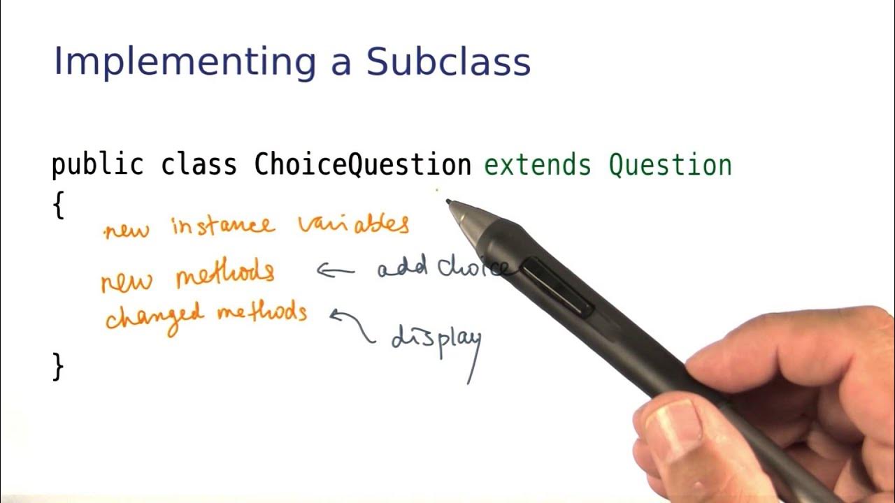 A Subclass - Intro to Java Programming - YouTube