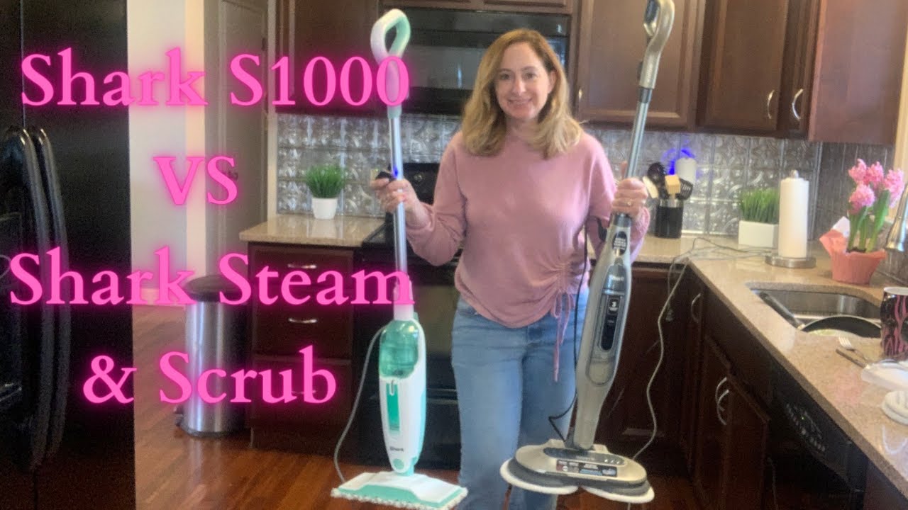 Shark S1000 vs Shark Steam & Scrub Steam Mops Features Sanitizing My ...