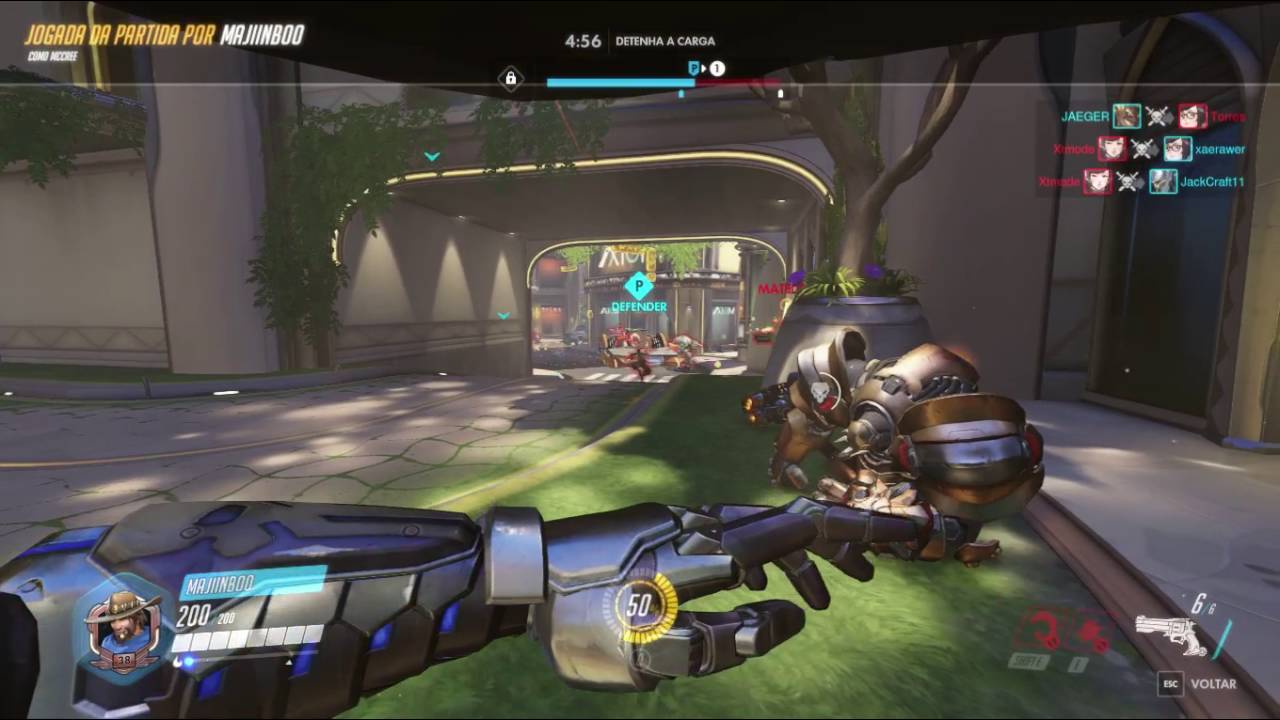 Overwatch - MCCREE ULT QUADRAKILL - YouTube