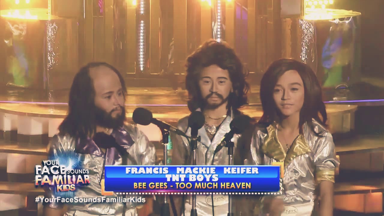 The TNT BOYS performing Too much Heaven by The Bee Gees on Your Face ...