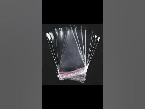 Маленькие прозрачные пакетики с клеевым клапаном для упаковки - YouTube