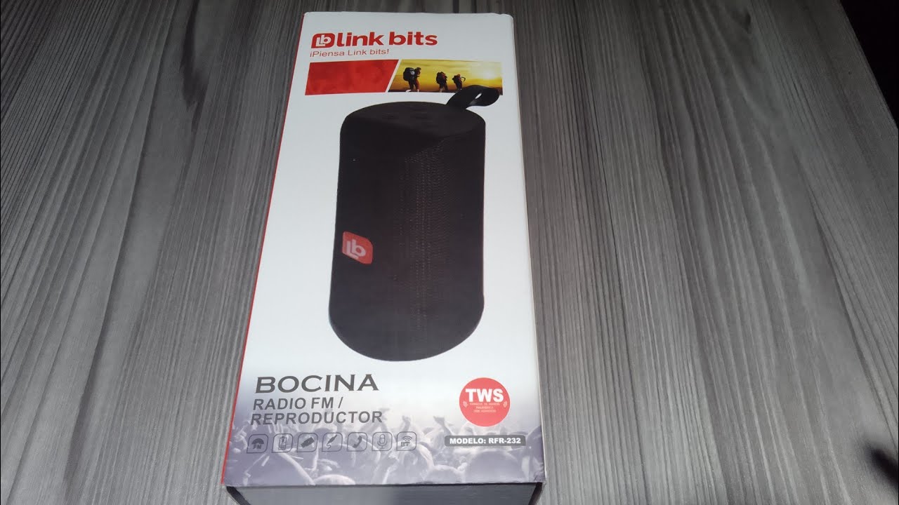 UNBOXING BOCINA LINK BITS RFR-232 MB-116 - YouTube