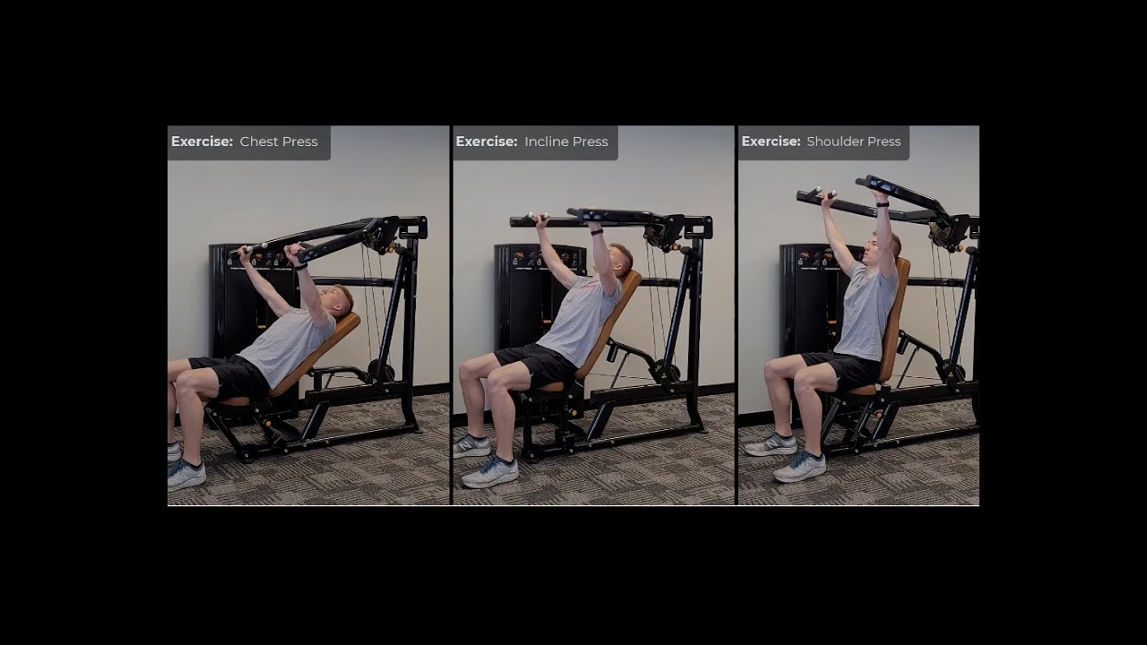 Life Fitness Axiom Multi Press - YouTube