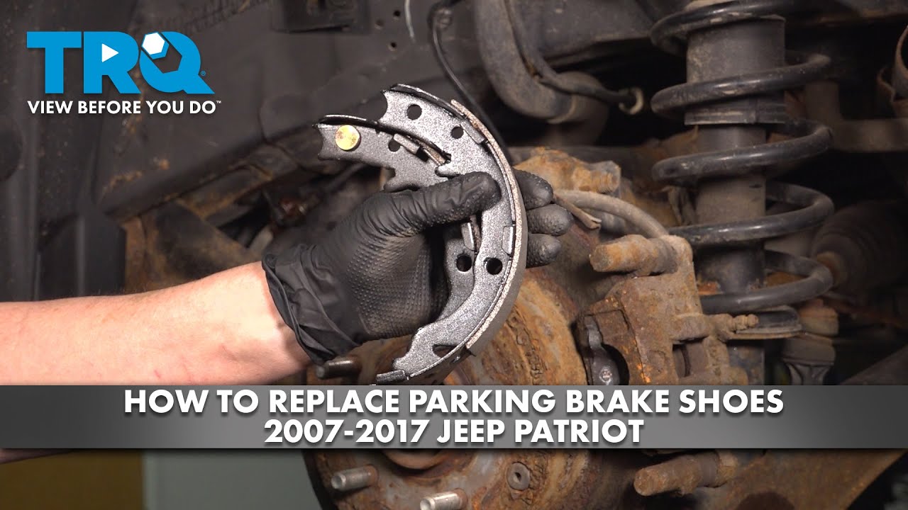 How to Replace Parking Brake Shoes 2007-2017 Jeep Patriot - YouTube