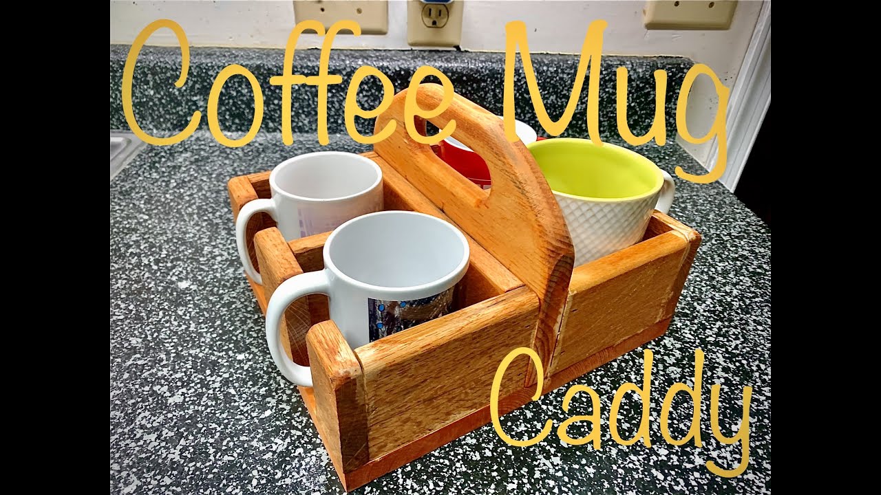 DIY Coffee Mug ☕️ Caddy - YouTube