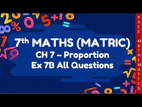 7th standard (Matriculation) Maths - Chapter 7 Proportion - Exercise 7B ...