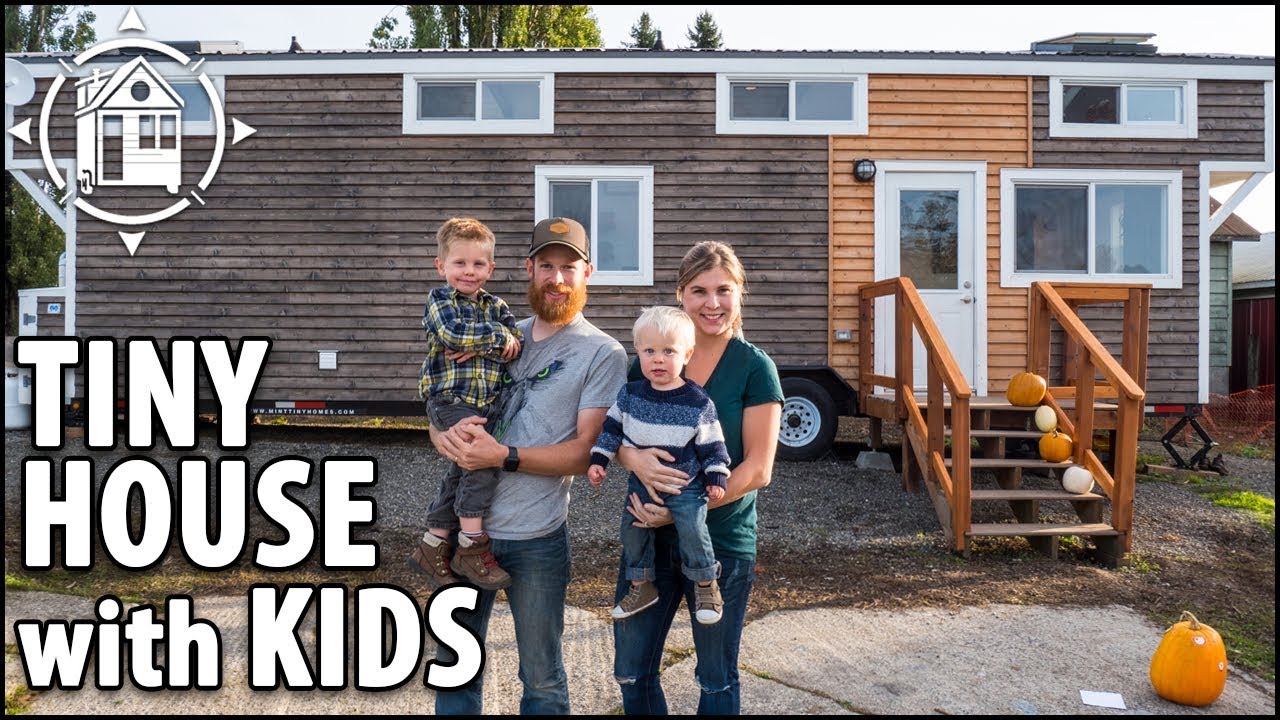 Modern TINY HOUSE with Kids! They Saved Big on Mortgage by Downsizing ...