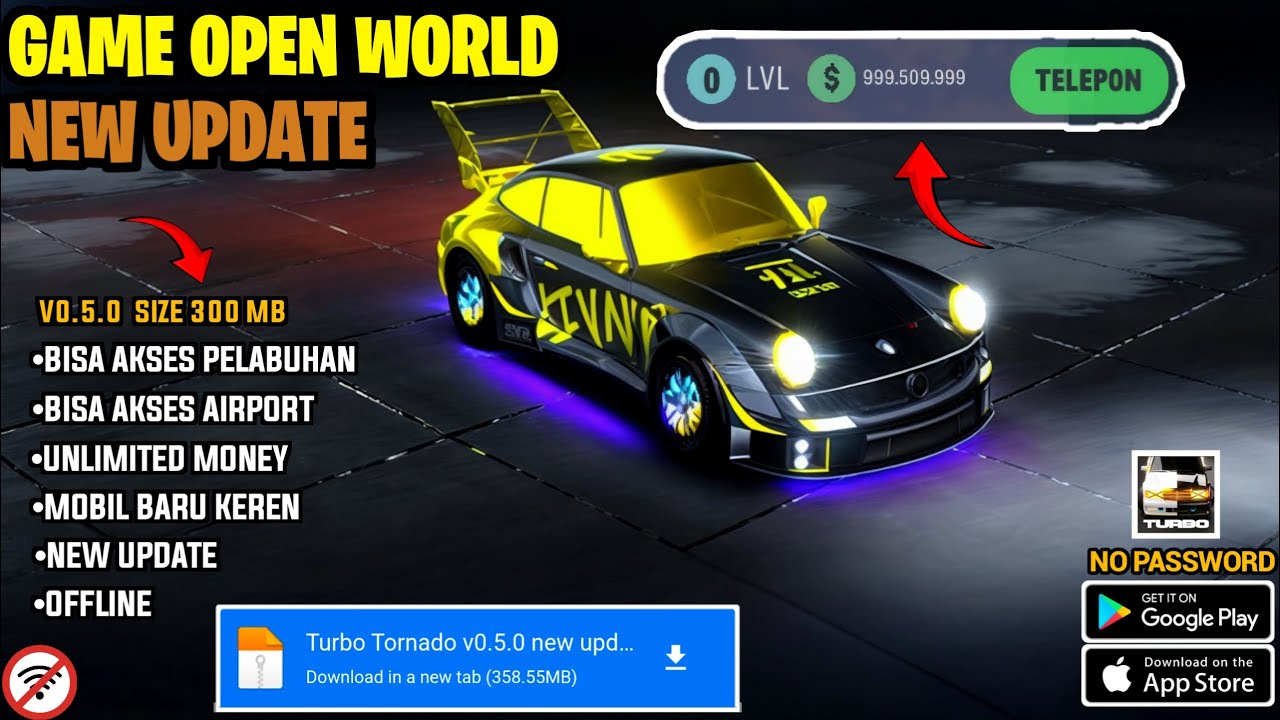 Turbo Tornado Mod Apk v0.5.0 Terbaru 2024—Unlimited Money Ada mobil ...