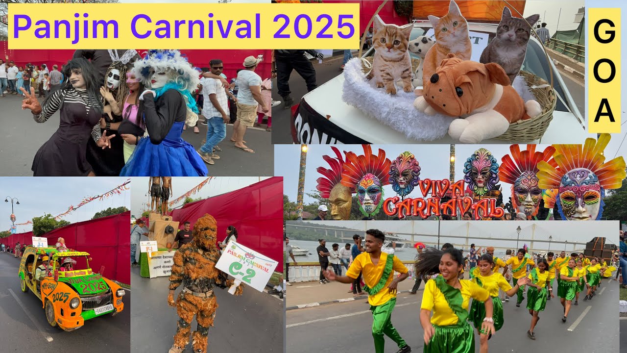 Goa Carnival 2025 | Panjim Viva Carnival Festival Full Hd Video ...