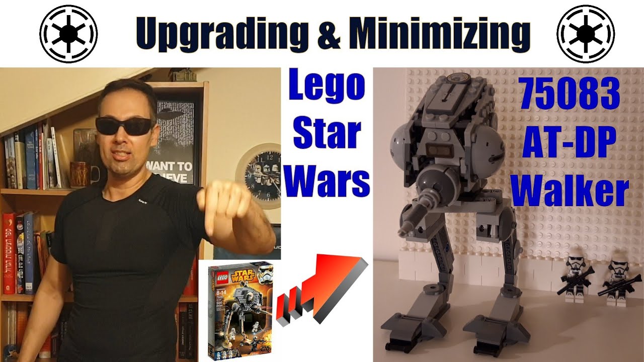 Mini Scale Playable Lego Star Wars AT-DP Walker - YouTube