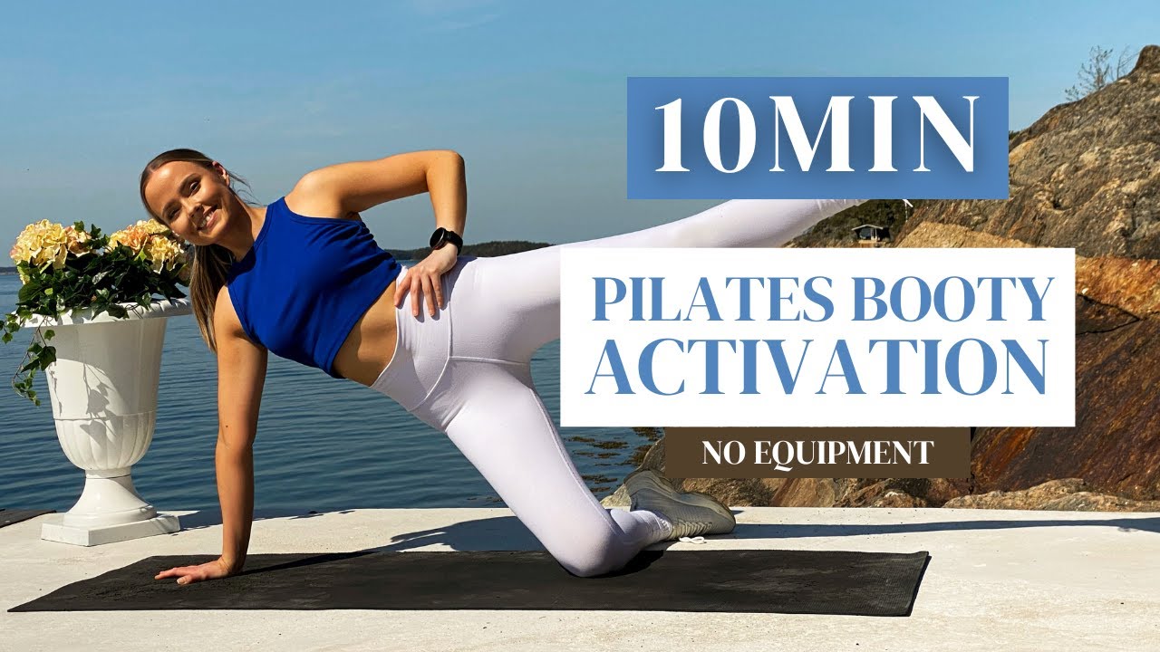 10 MIN PILATES BOOTY ACTIVATION WORKOUT - Floor Only, No Equipment ...