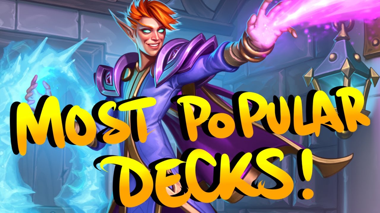 Most Popular Decks Oct 2021! | The Monthly Meta | Hearthstone - YouTube
