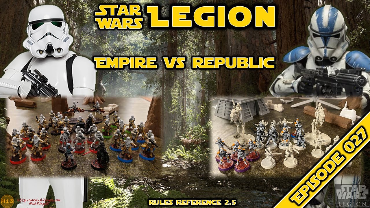 Star Wars Legion Battle Report - Episode 027 - Empire Blizzard Force vs ...