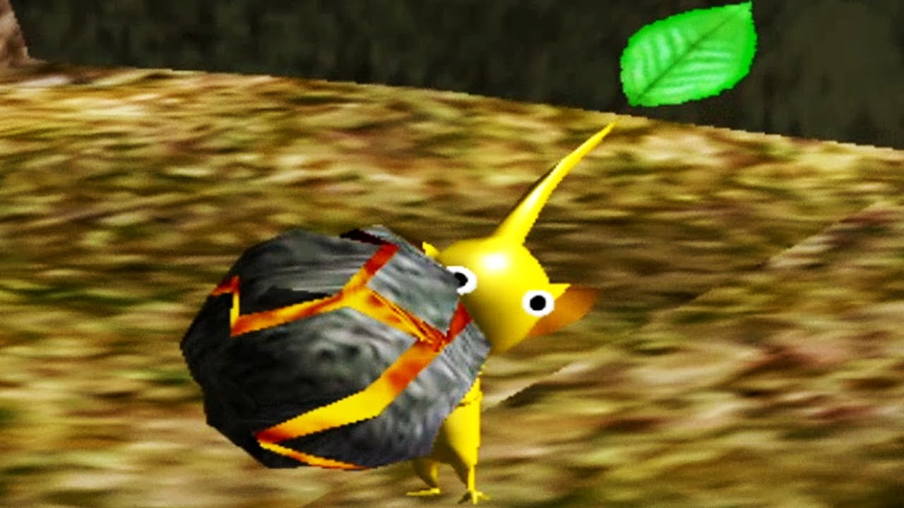 Pikmin - 100% Walkthrough Part 2 No Commentary Gameplay - Yellow Bomb ...