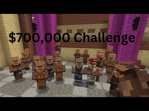 $700,000 if Villagers win the challenge in Minecraft! - YouTube
