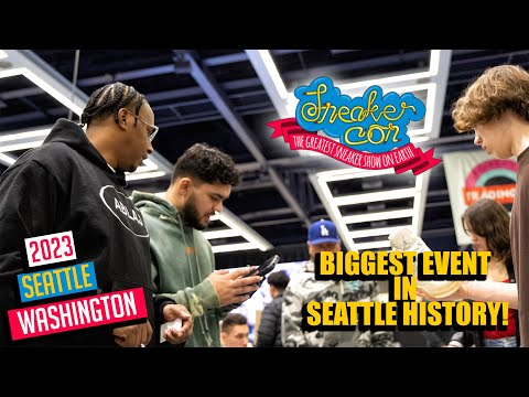 SEATTLE'S VERY FIRST SNEAKERCON! (BIGGEST EVENT IN SEATTLE HISTORY)