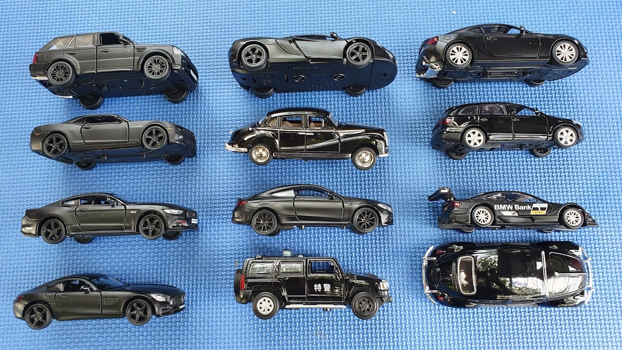 Die Cast Metal Scale Model Color Black Welly, SUV Sports Super Car ...