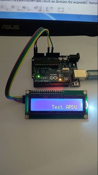 Test Lcd 16x2 Using I2c With Arduino Arduino Arduinoshorts Shorts Youtube 2429