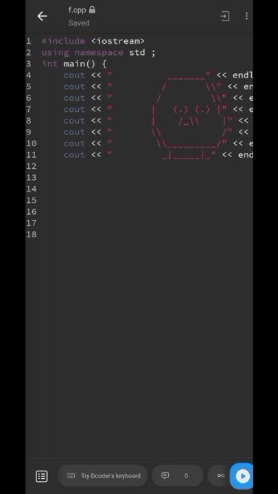 print computer 🖥️💻 using cpp #coder #viral - YouTube