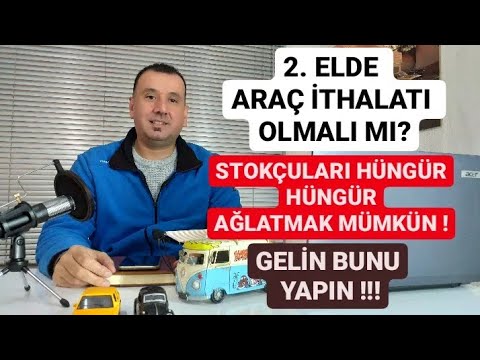 İKİNCİ EL ARABADA SONDURUM !!  STOKÇULAR FİYATLARI DÜŞÜRMEMEK İÇİN DİRENİYOR PEKİ ÇÖZÜM NE?