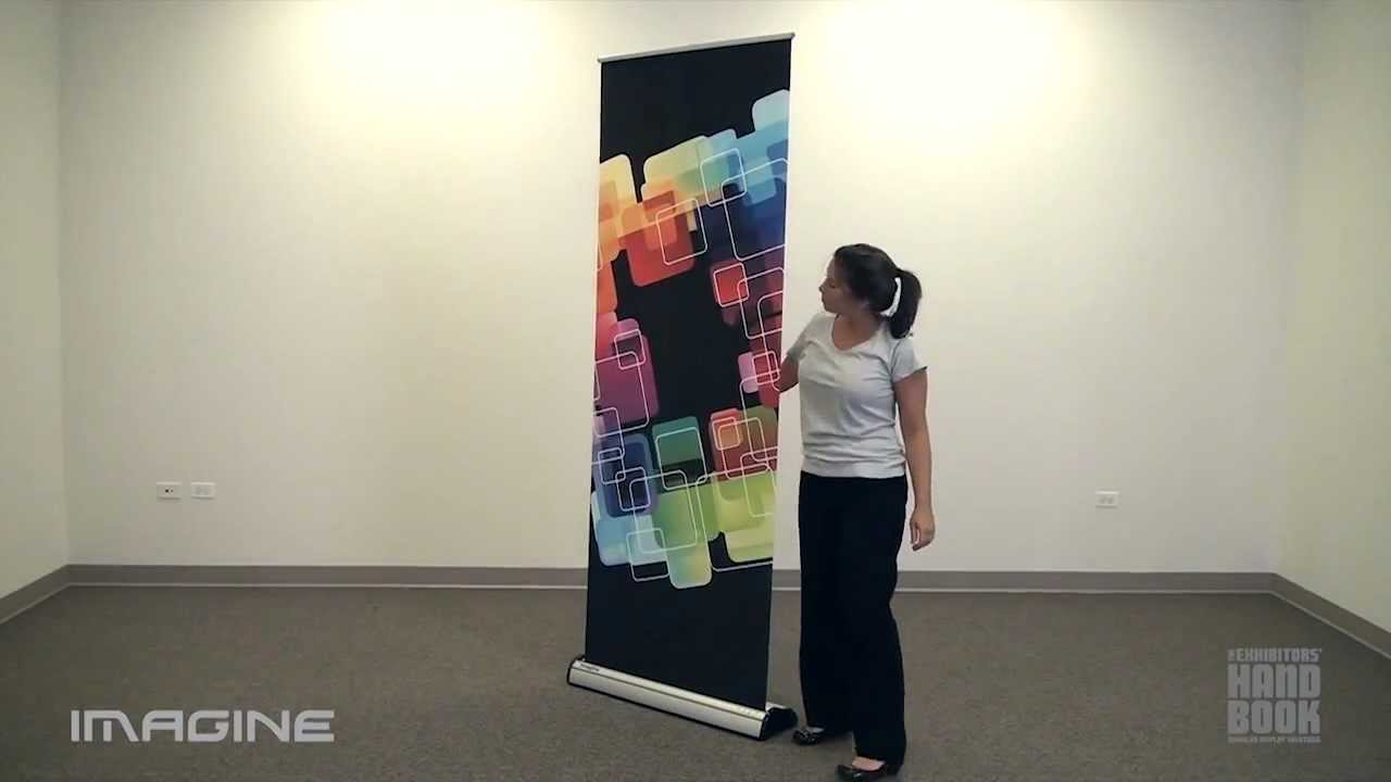 Imagine Retractable Banner Stand Demonstration - YouTube
